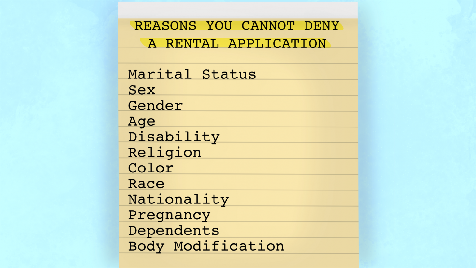 Reasons a Rental Application Can Be Denied | eForms Learn